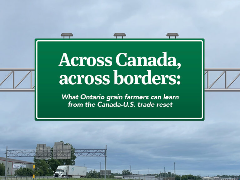 Across Canada, Across Borders - Ontario Grain Farmer